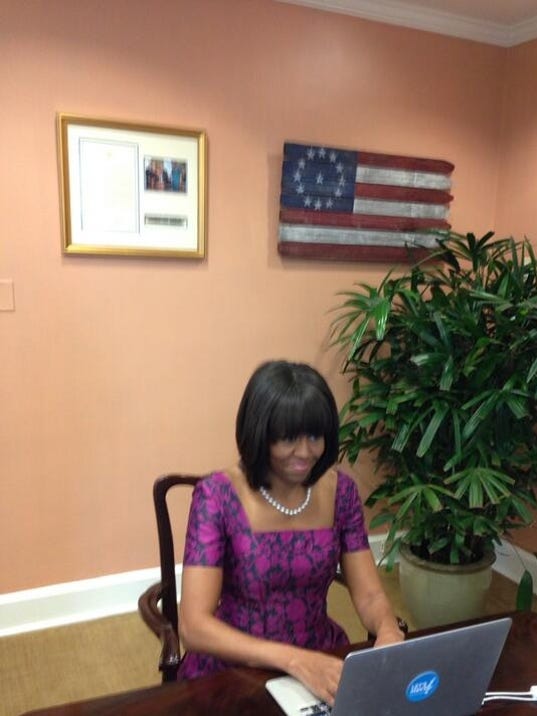 Michelle Obama takes to Twitter, some tweeters slap back Michelle Obama takes to Twitter, some tweeters slap back