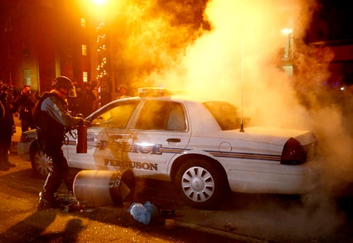 ferguson riots fire