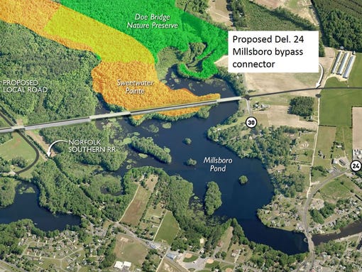DelDOT downsizes Millsboro bypass plan DelDOT downsizes Millsboro bypass plan