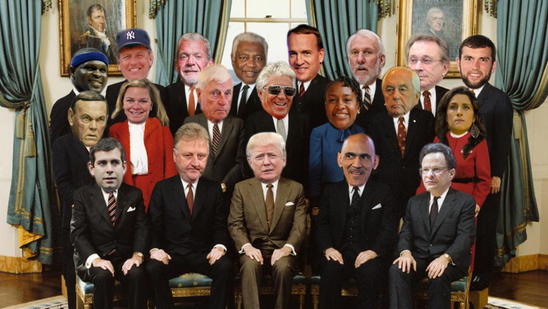 Donald Trump's presidential cabinet: Indiana sports style