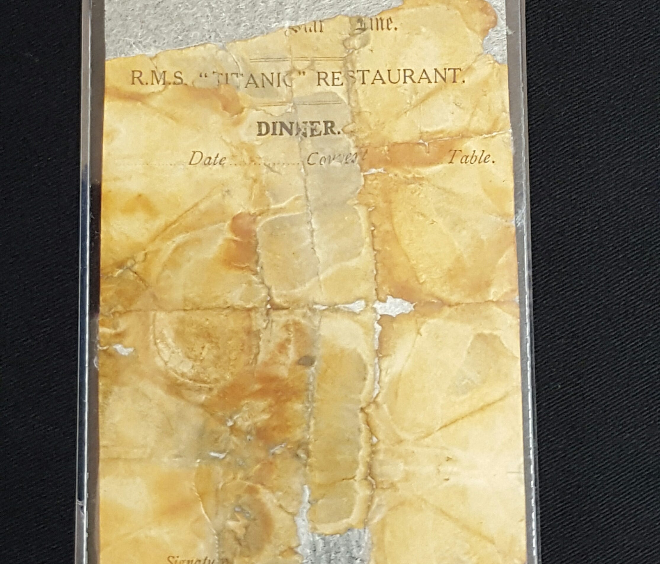 rms titanic artifacts