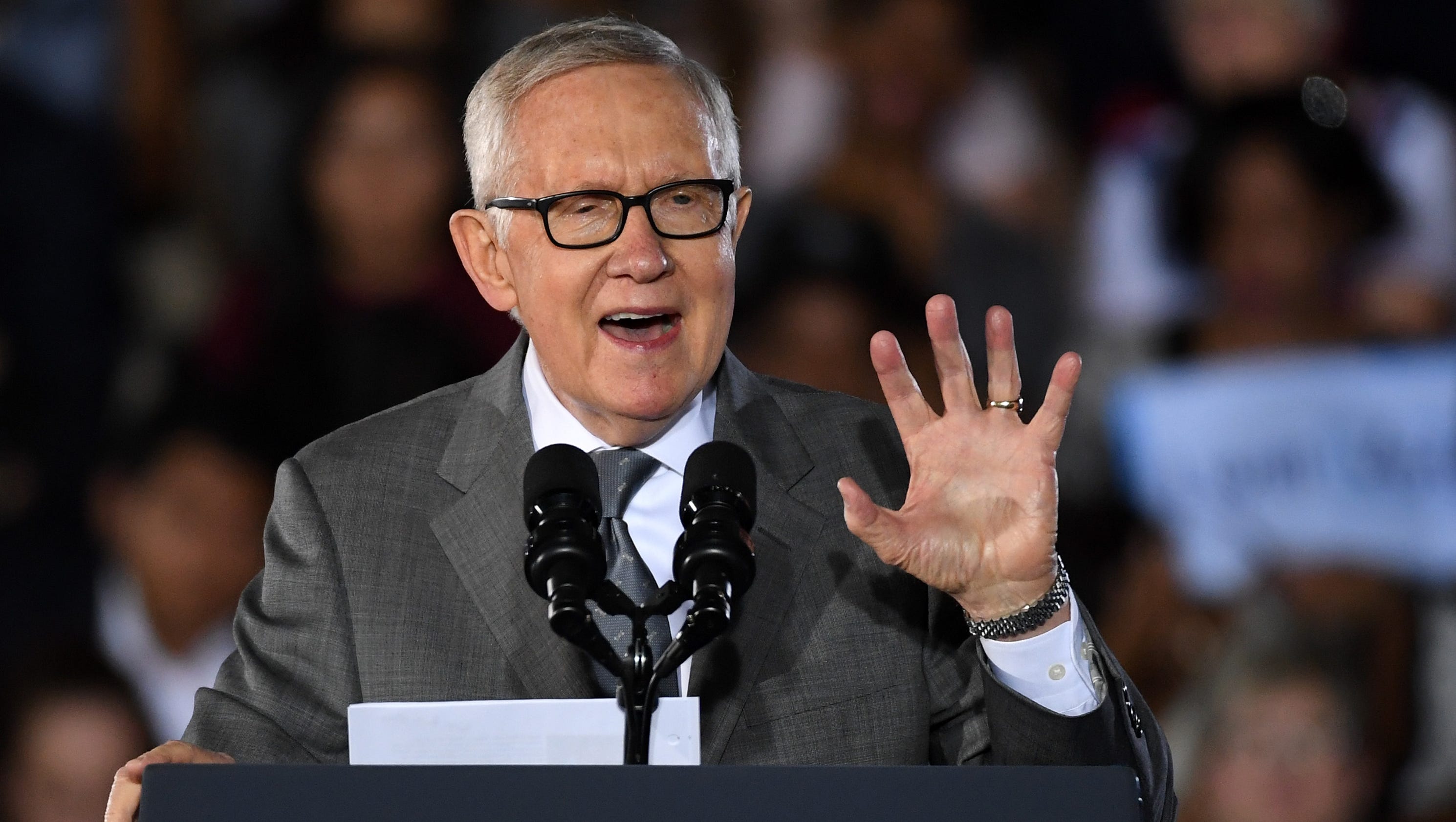 Harry Reid calls Trump 'sexual predator' who fueled his campaign with hate