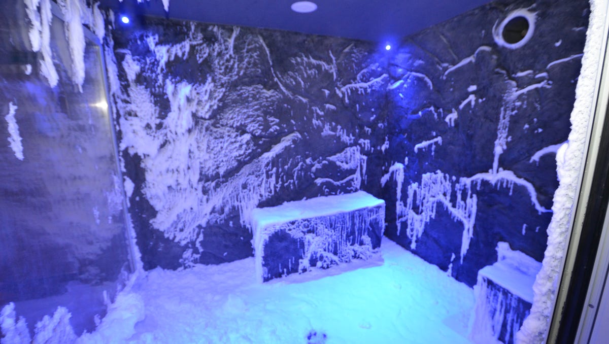 First look: Inside the first 'snow room' at sea