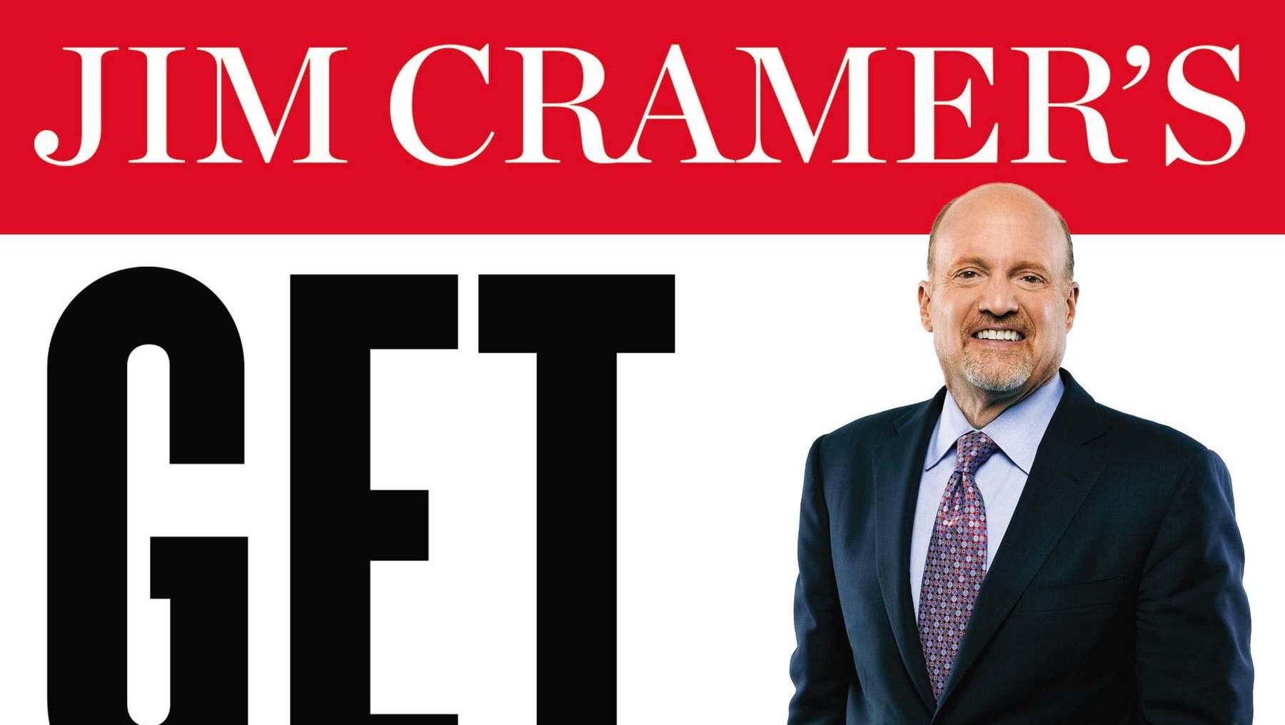 Jim Cramer buttons-up image with newest book