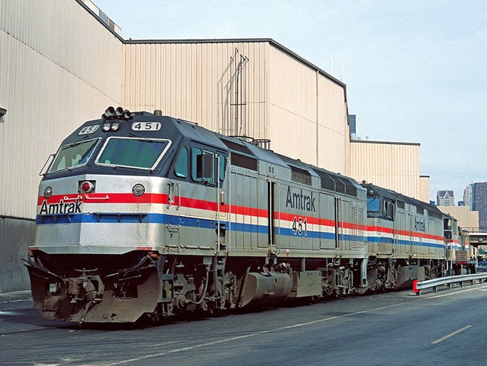 45 years of Amtrak locomotives