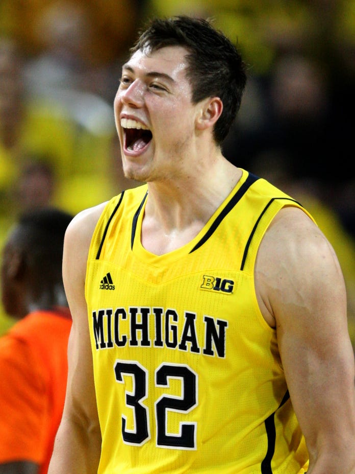 Michigan notes: Freshman Ricky Doyle emerges as force at center