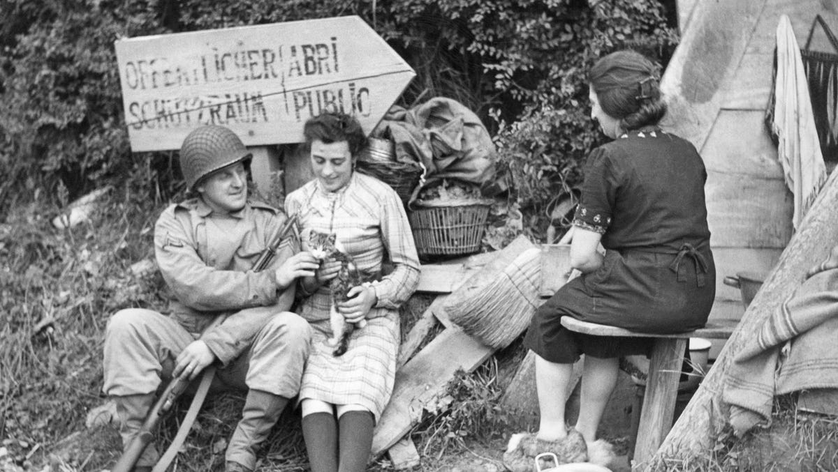 Battle of St. Lo during World War II