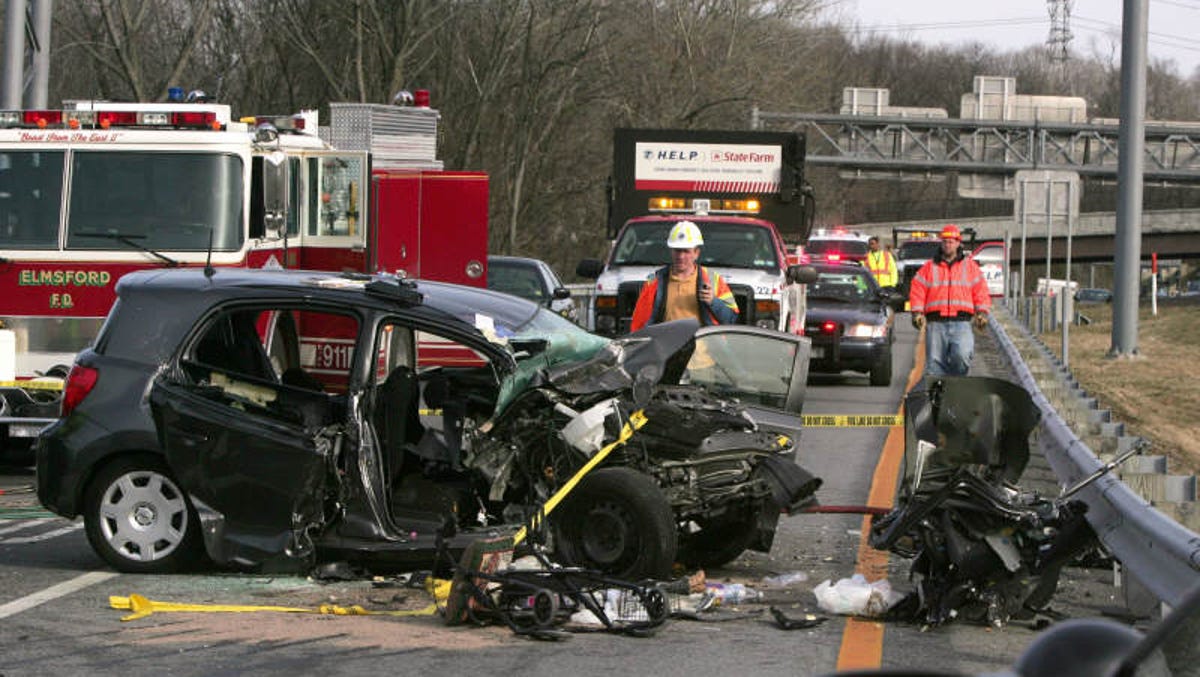 5 photos: I-287 off-ramp fatal accident