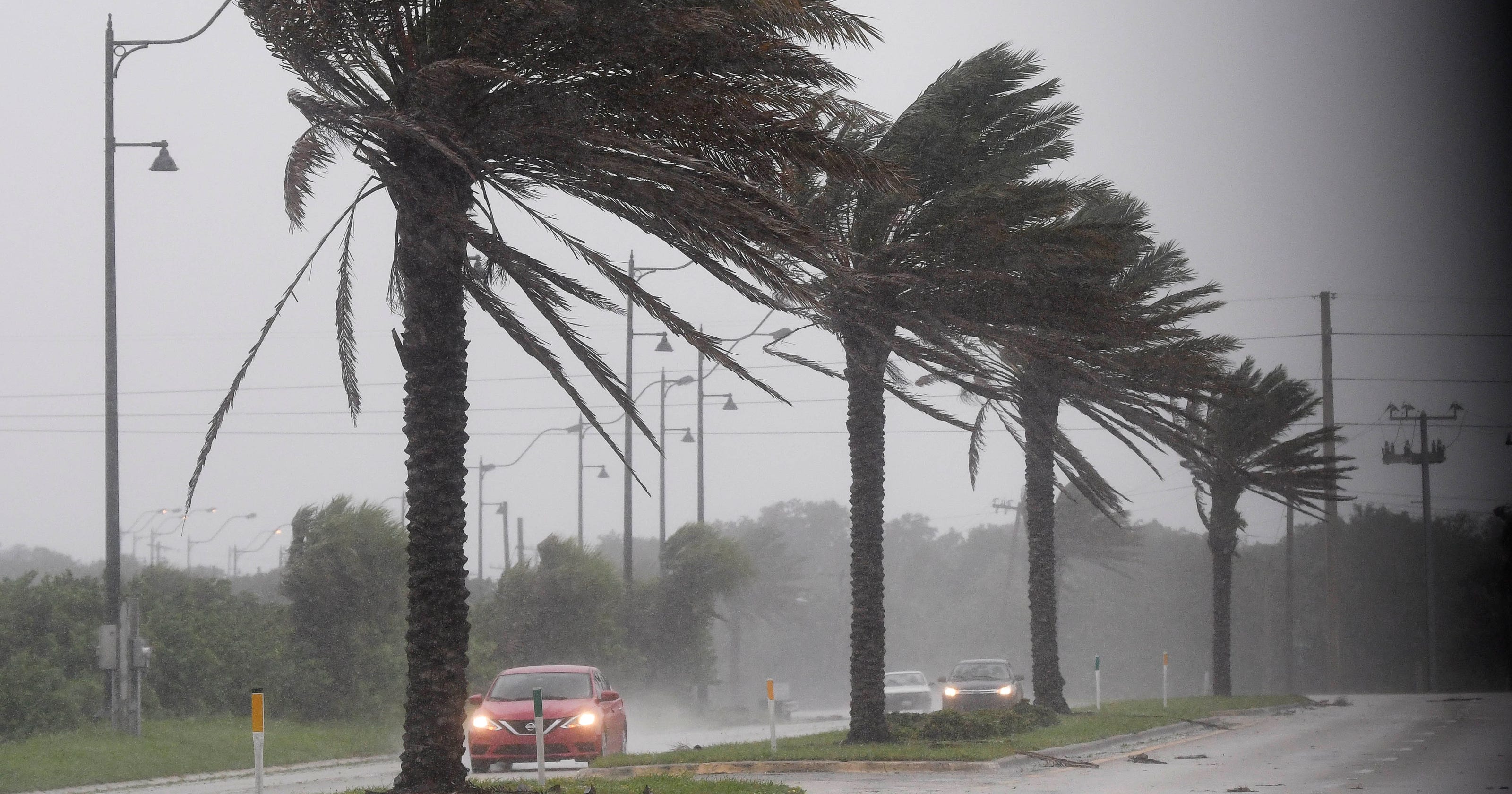 How high did Hurricane Irma wind speeds get?