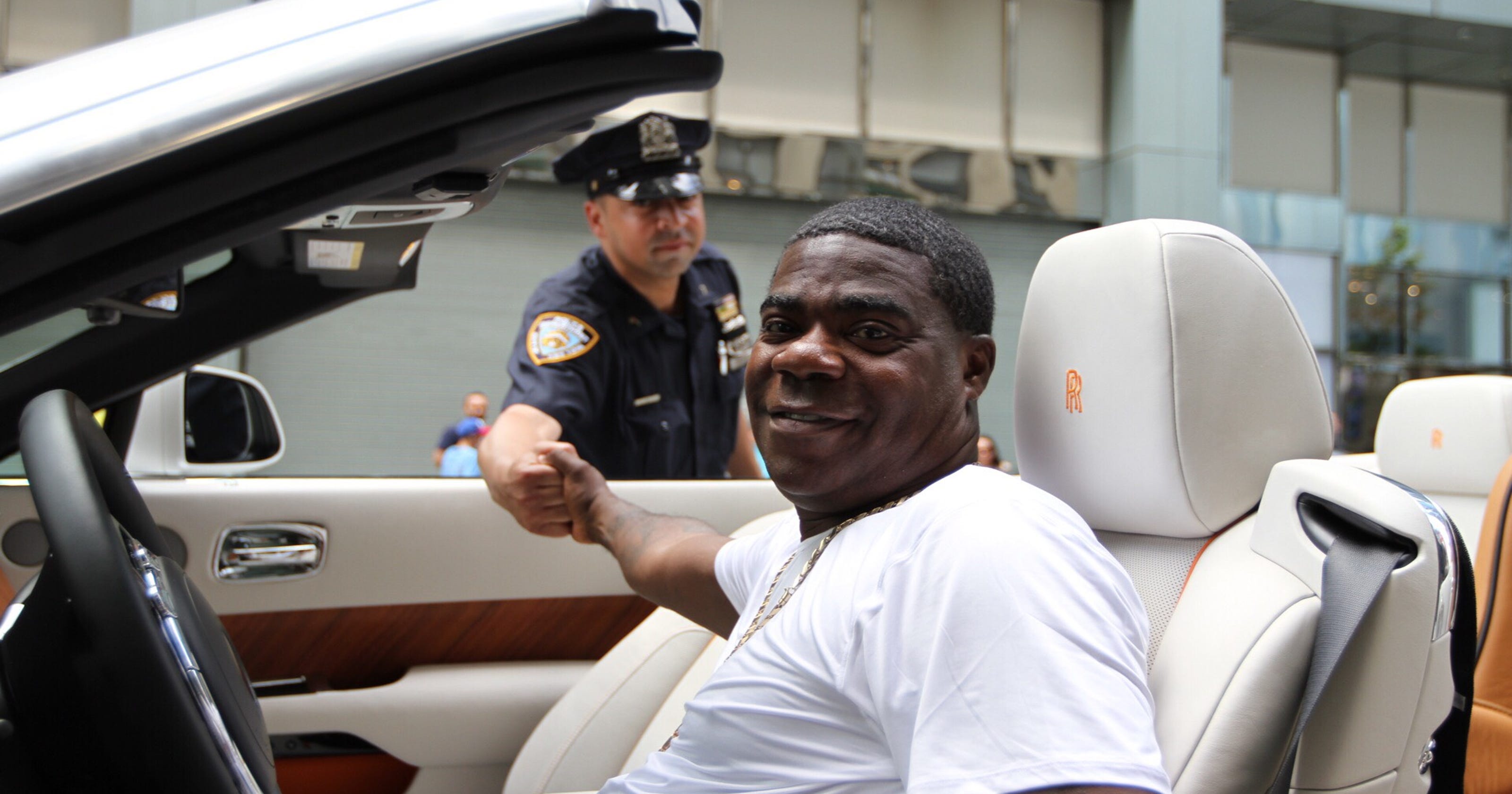 Comedian Tracy Morgan involved in NYC fender bender in his Bugatti