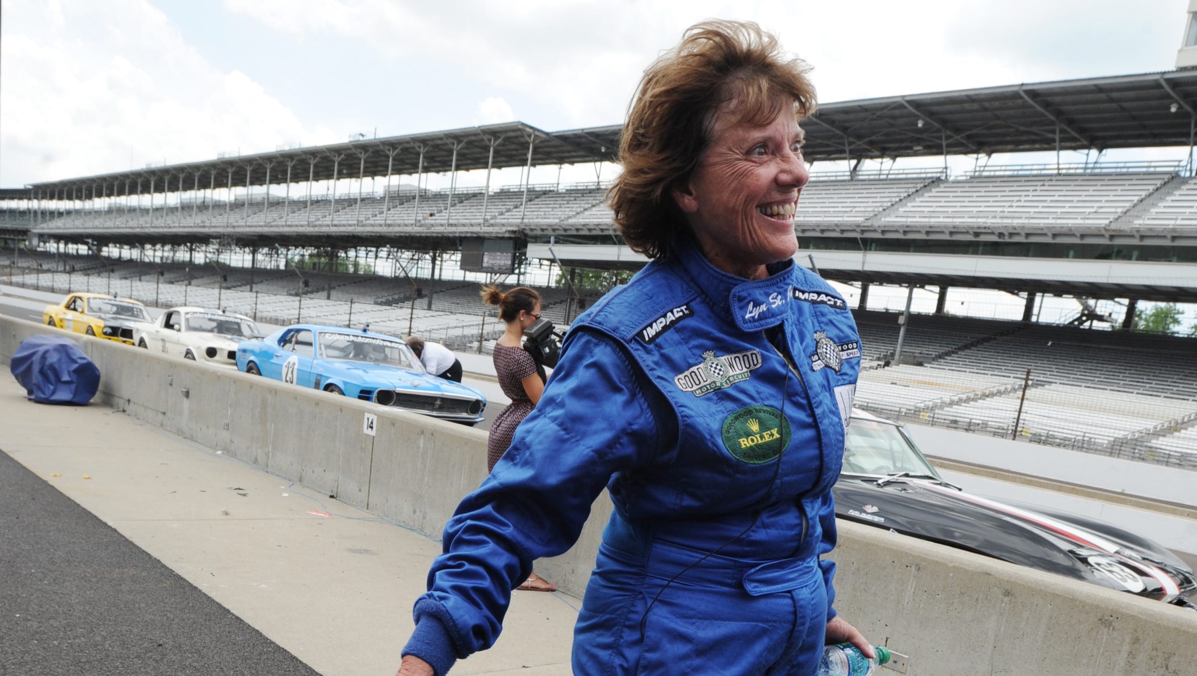 Lyn St. James talks about her return to racing at Speedway