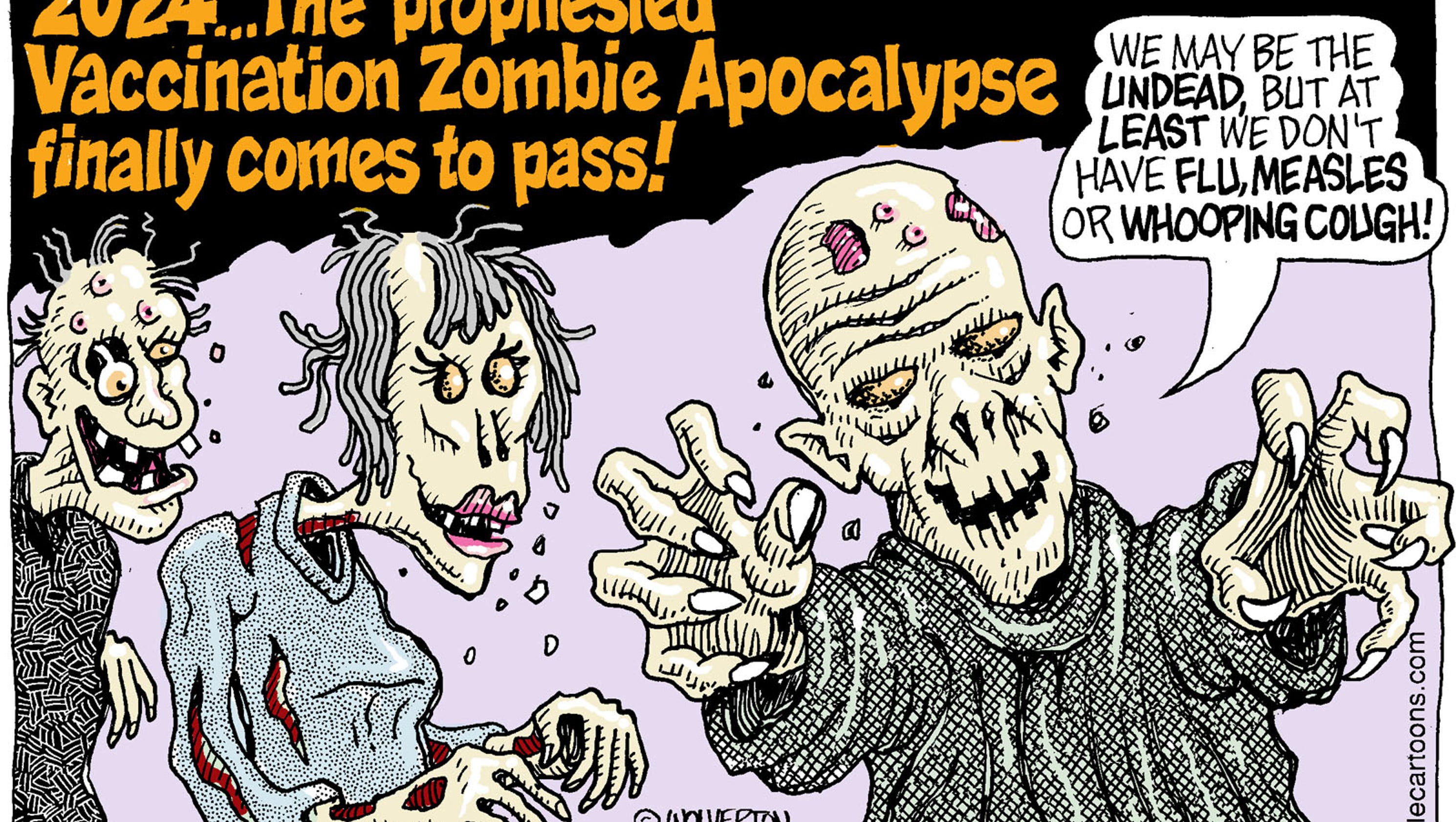 Editorial cartoons: Vaccinations