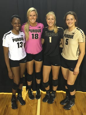 Purdue debuts new volleyball jerseys
