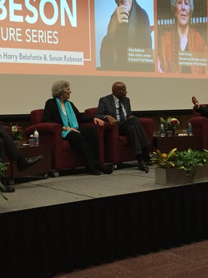 Susan Robeson, Harry Belafonte inspire at Paul Robeson lecture
