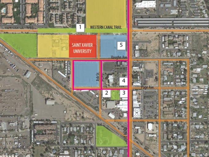 Saint Xavier University Campus Map - Map