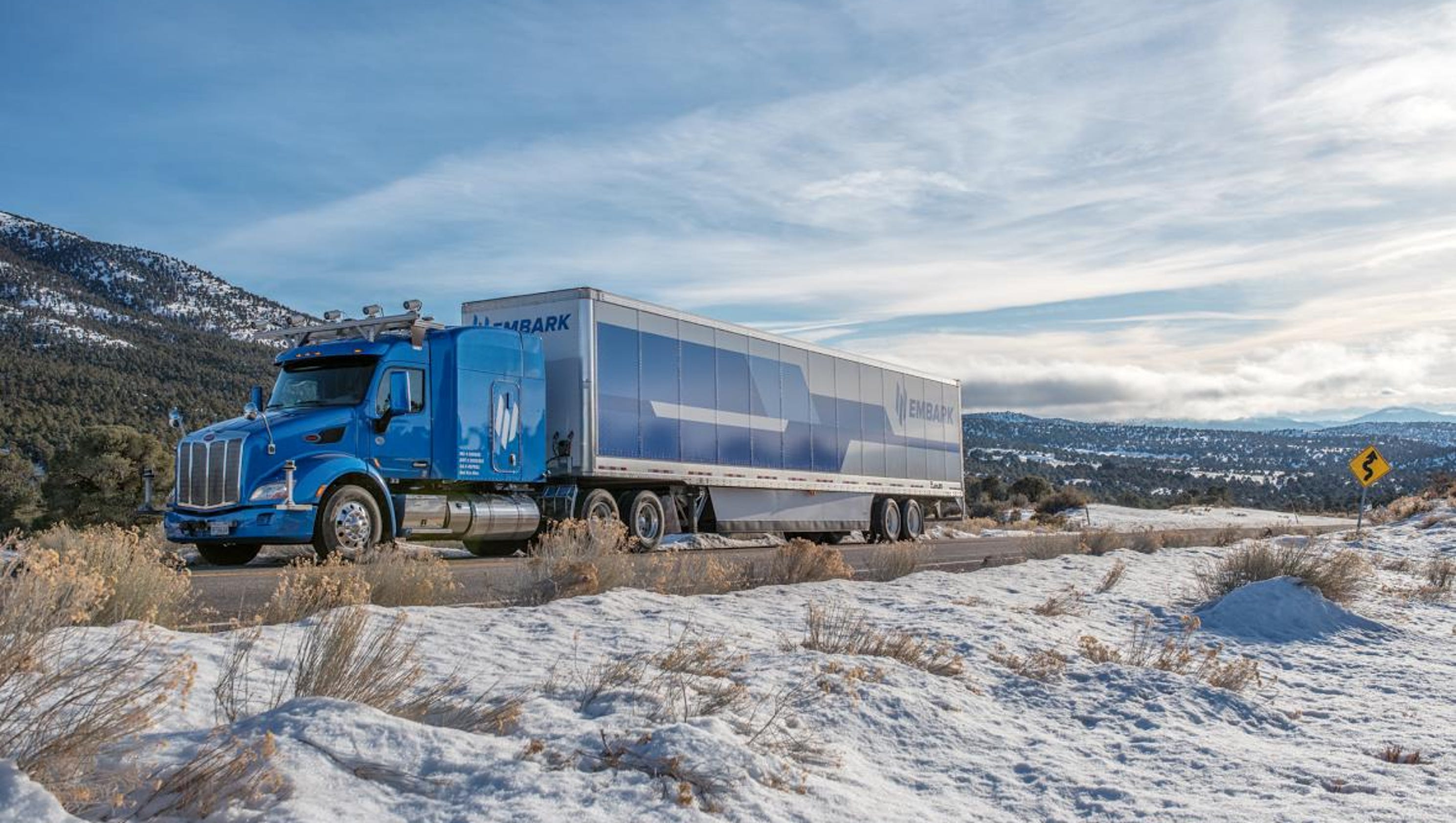 Huge semis rolling down the highway may soon have no one at the wheel