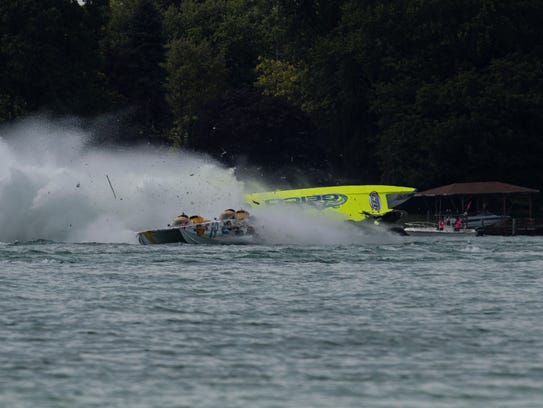 Driver of powerboat in critical condition