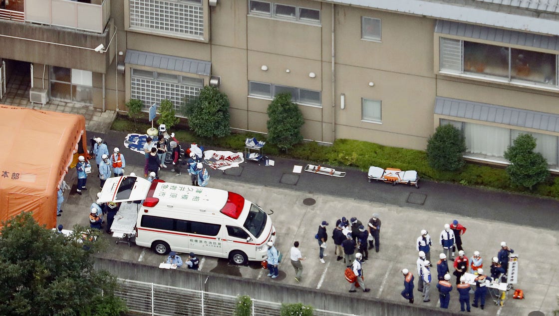 Man arrested in stabbing rampage in Japan had warned of attack