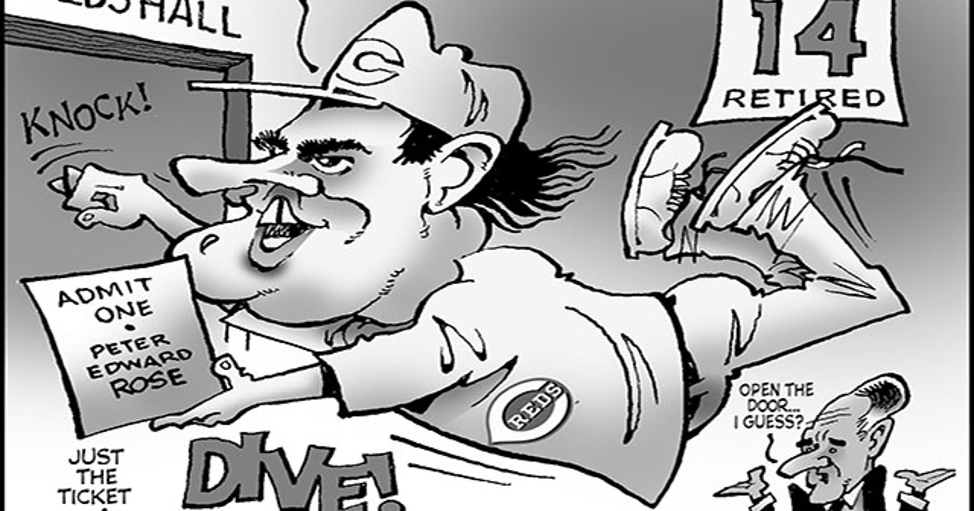 Cartoon: Pete Rose's Hall Pass