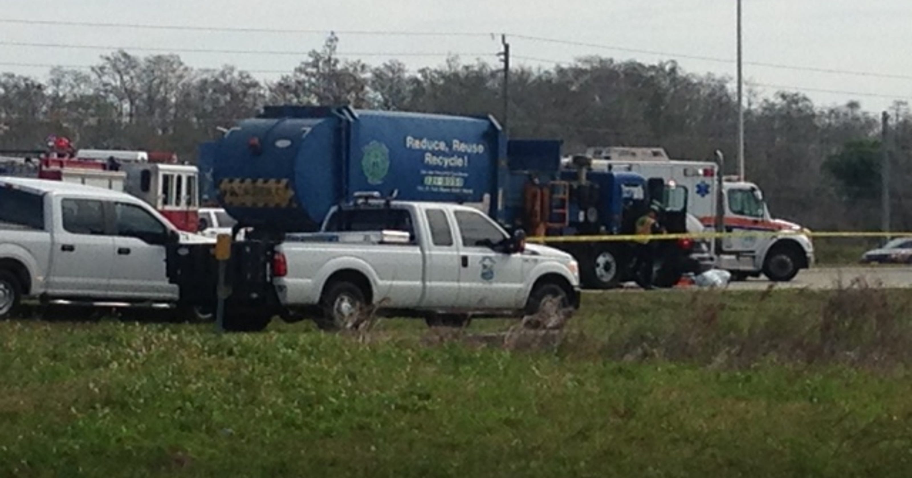 Fatal crash involving a garbage truck closes SR 82