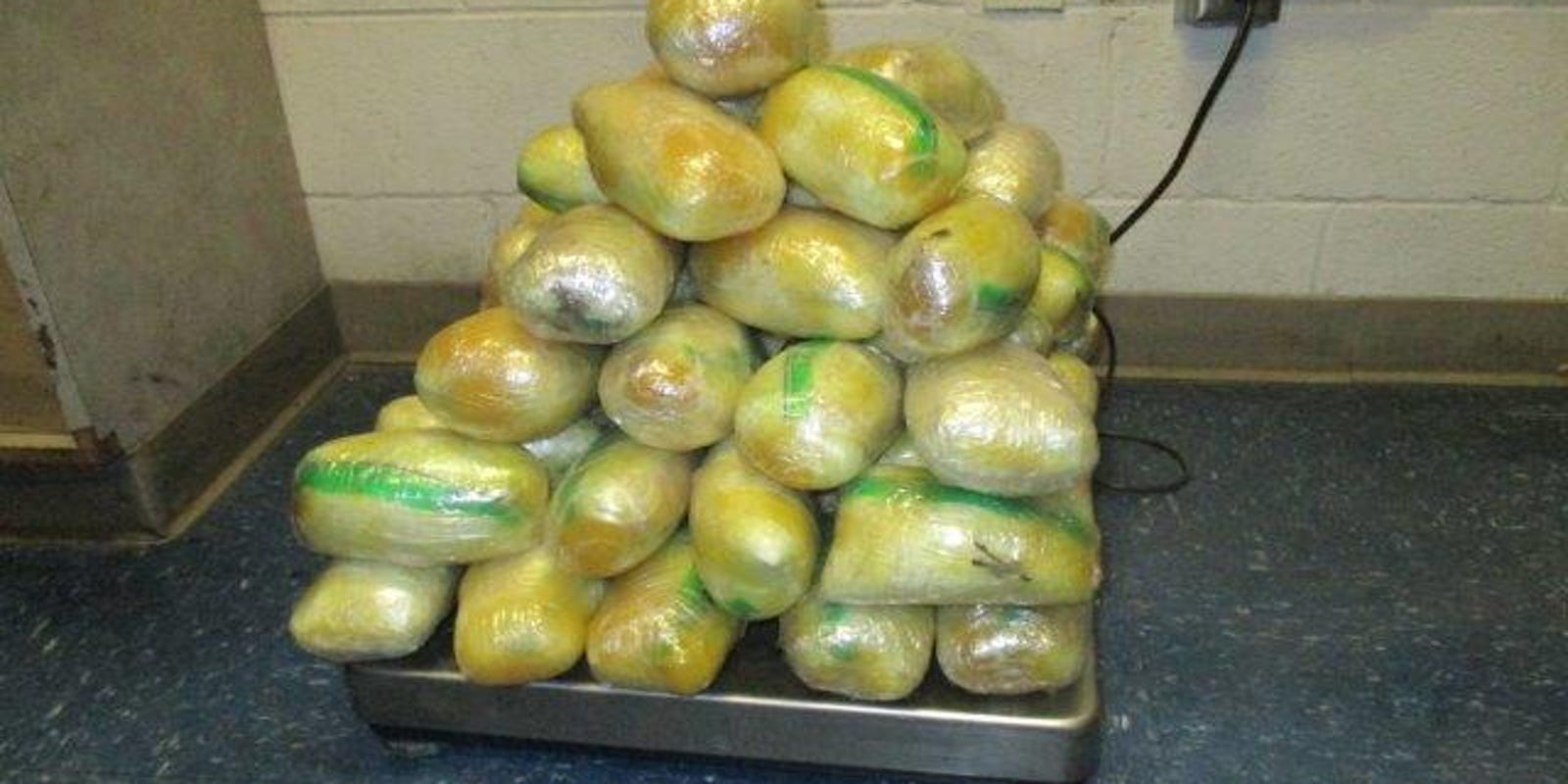 CBP officers seize 58 pounds of crystal meth at the Bridge of the Americas