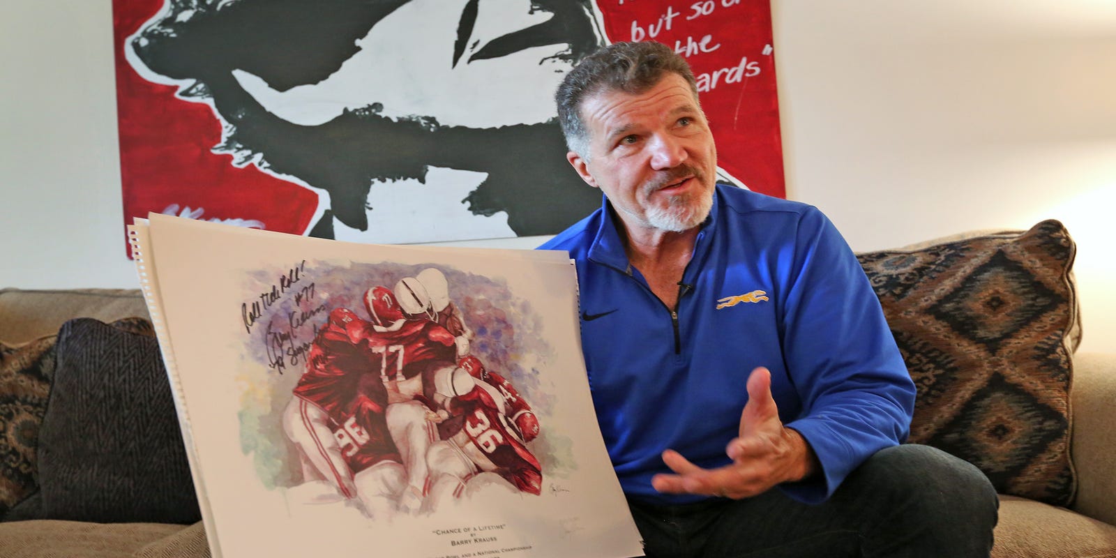 Doyel: He was a violent LB, now he loves watercolor