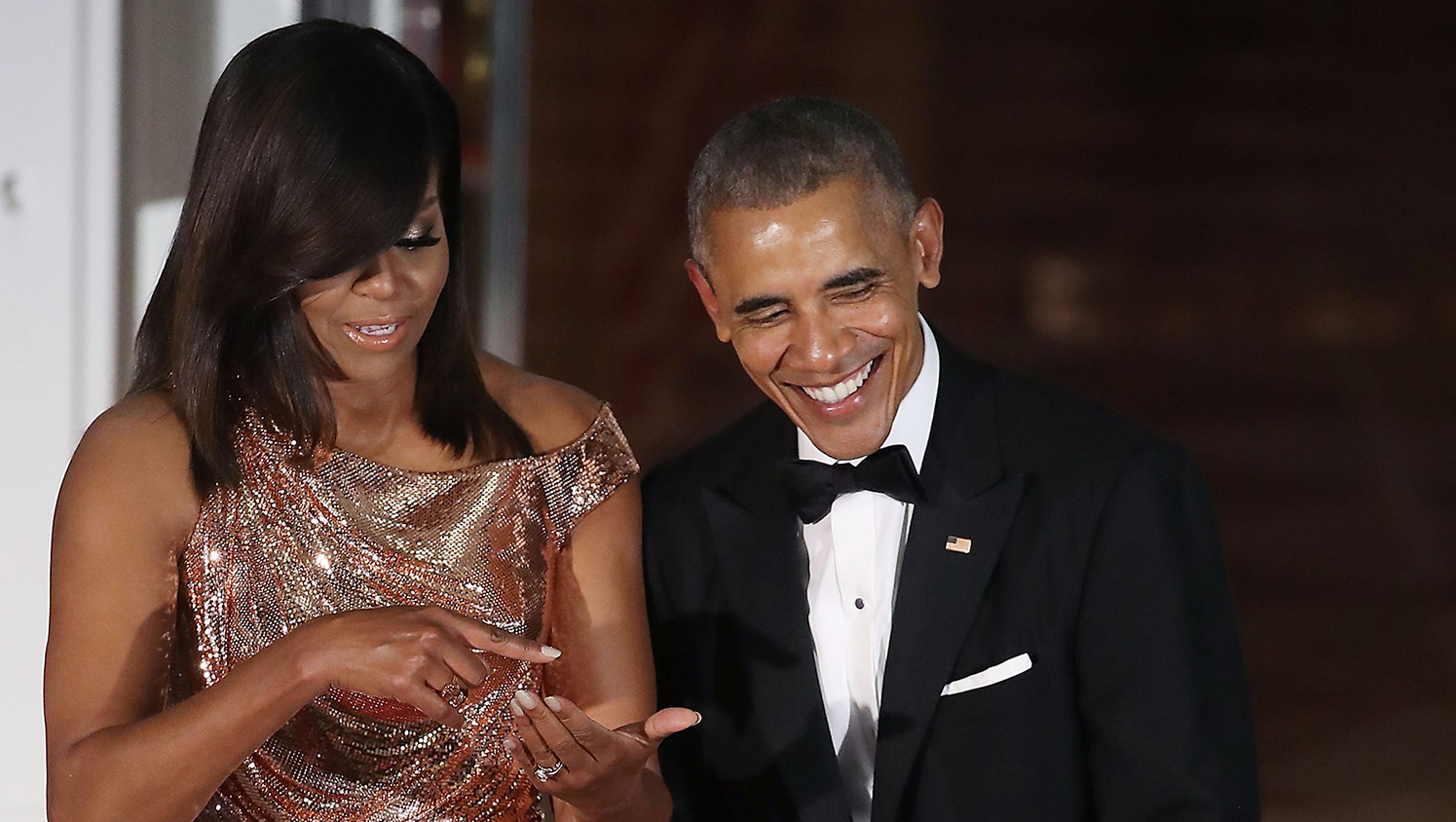 All of Michelle Obama's beautiful state dinner dresses ranked