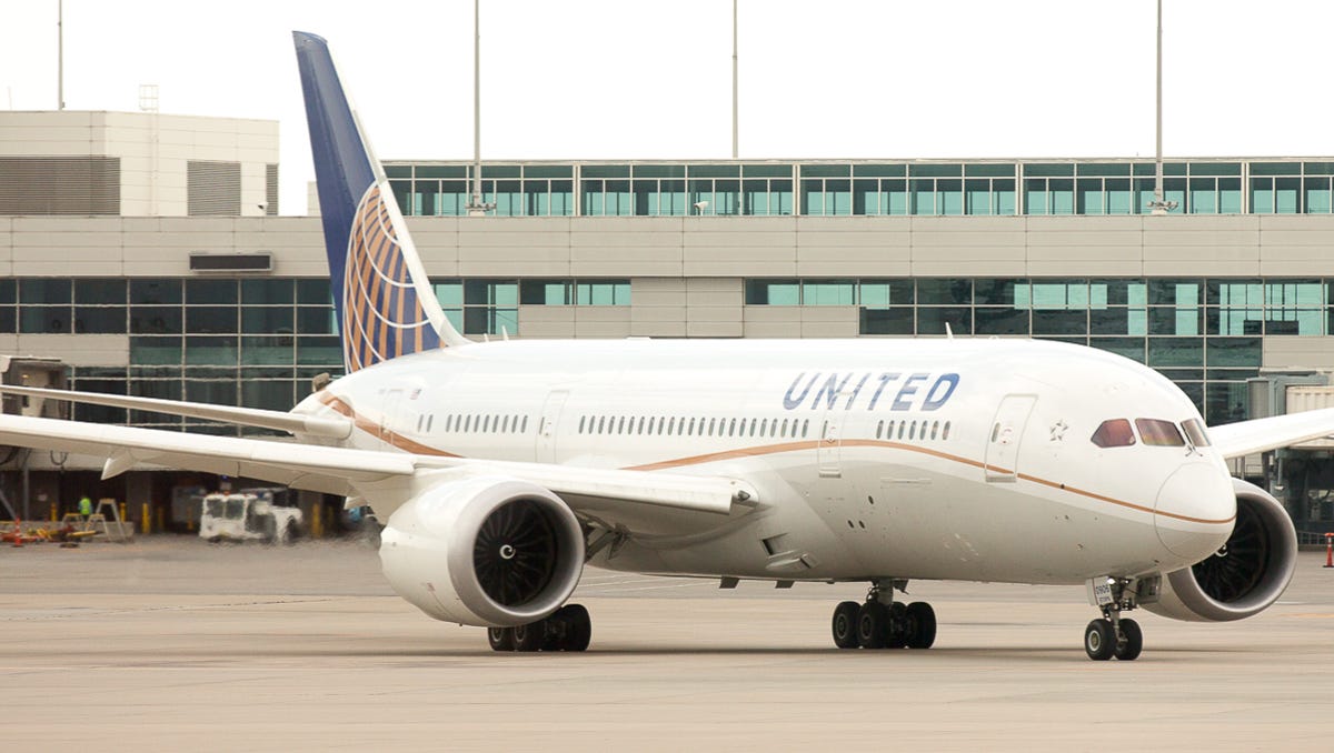 The fleet and hubs of United Airlines