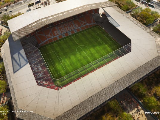 Phoenix Rising unveils renderings of proposed MLS stadium