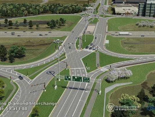 ADOT may replace roundabouts with diverging-diamond interchange design