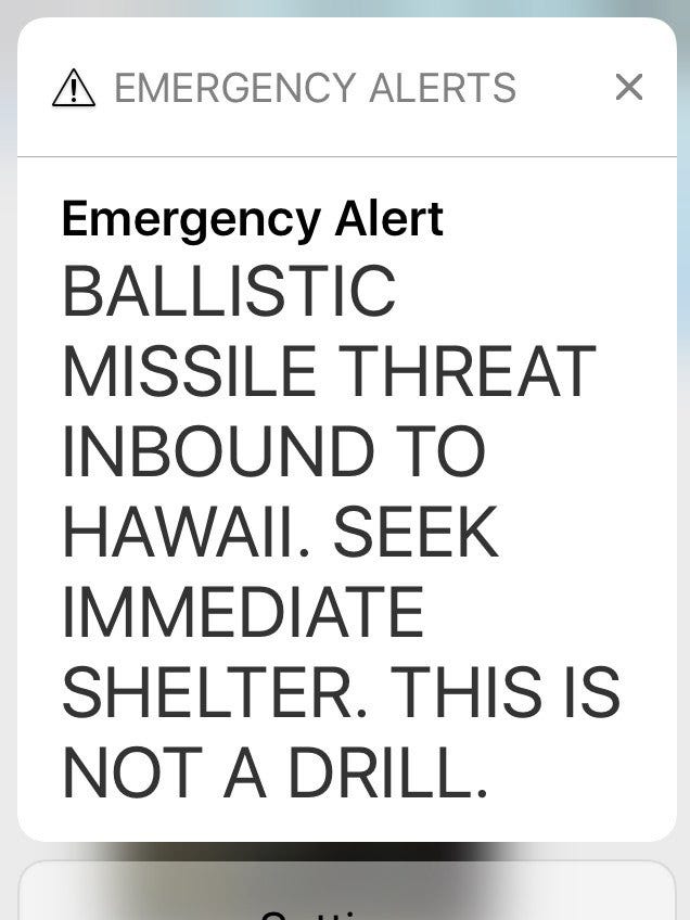 Hawaii changes protocols for alerts after missile false alarm