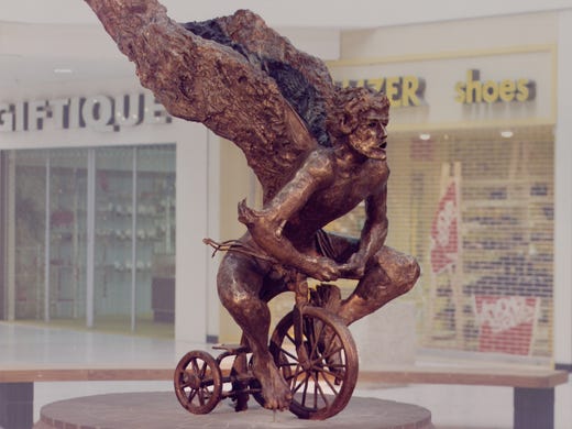 From the vault: Where did Merle Hay Mall's naked angel on tricycle ...