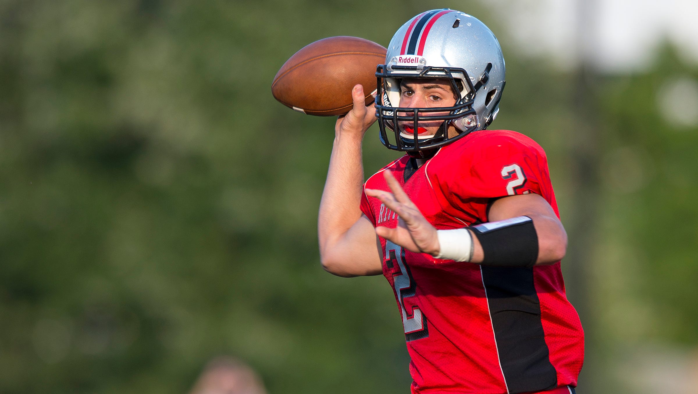HS football: Scecina hopes to slow down Cardinal Rittter QB Jake Purichia