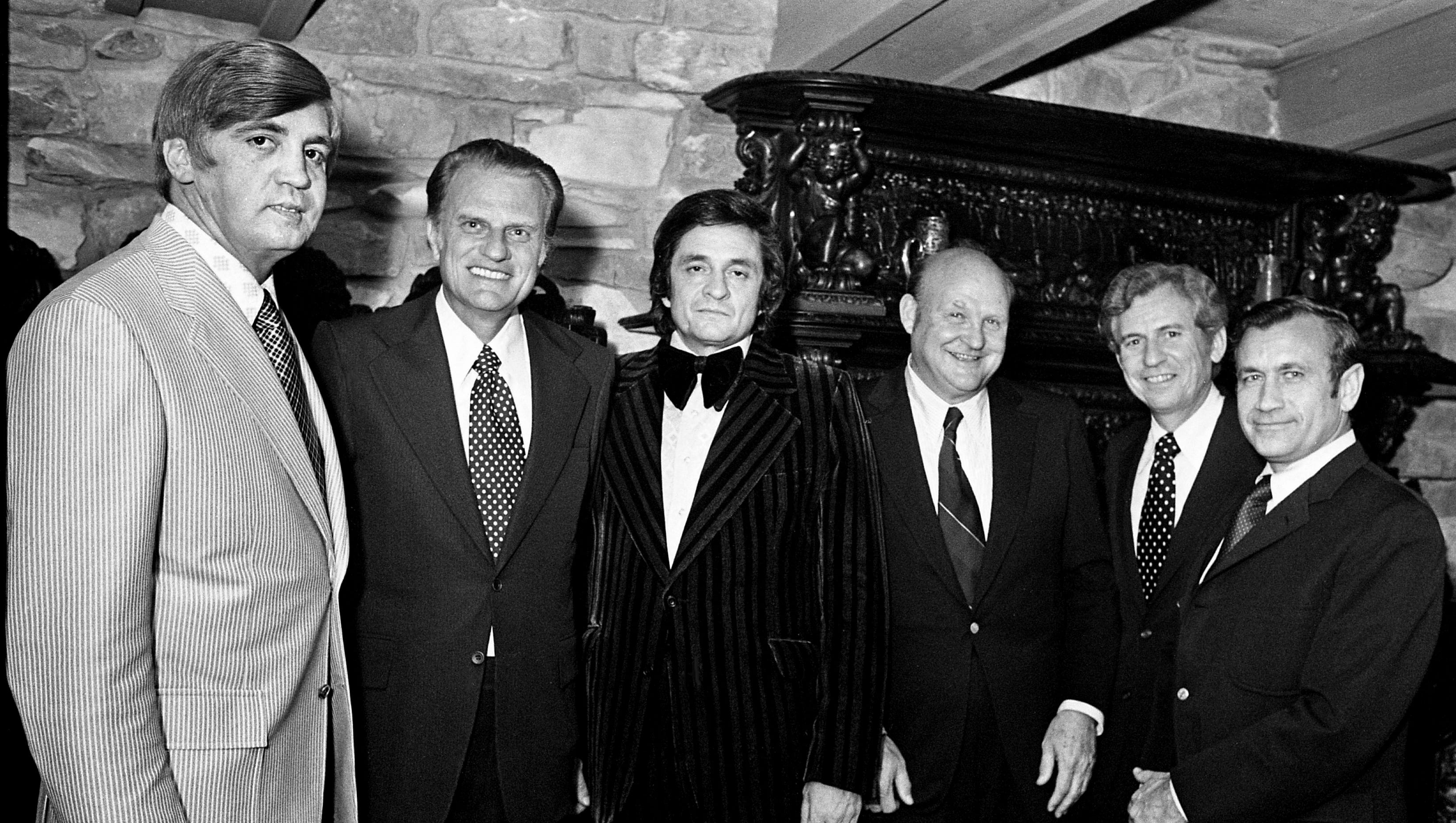 Evangelist Billy Graham was Johnny Cash's friend and confidant