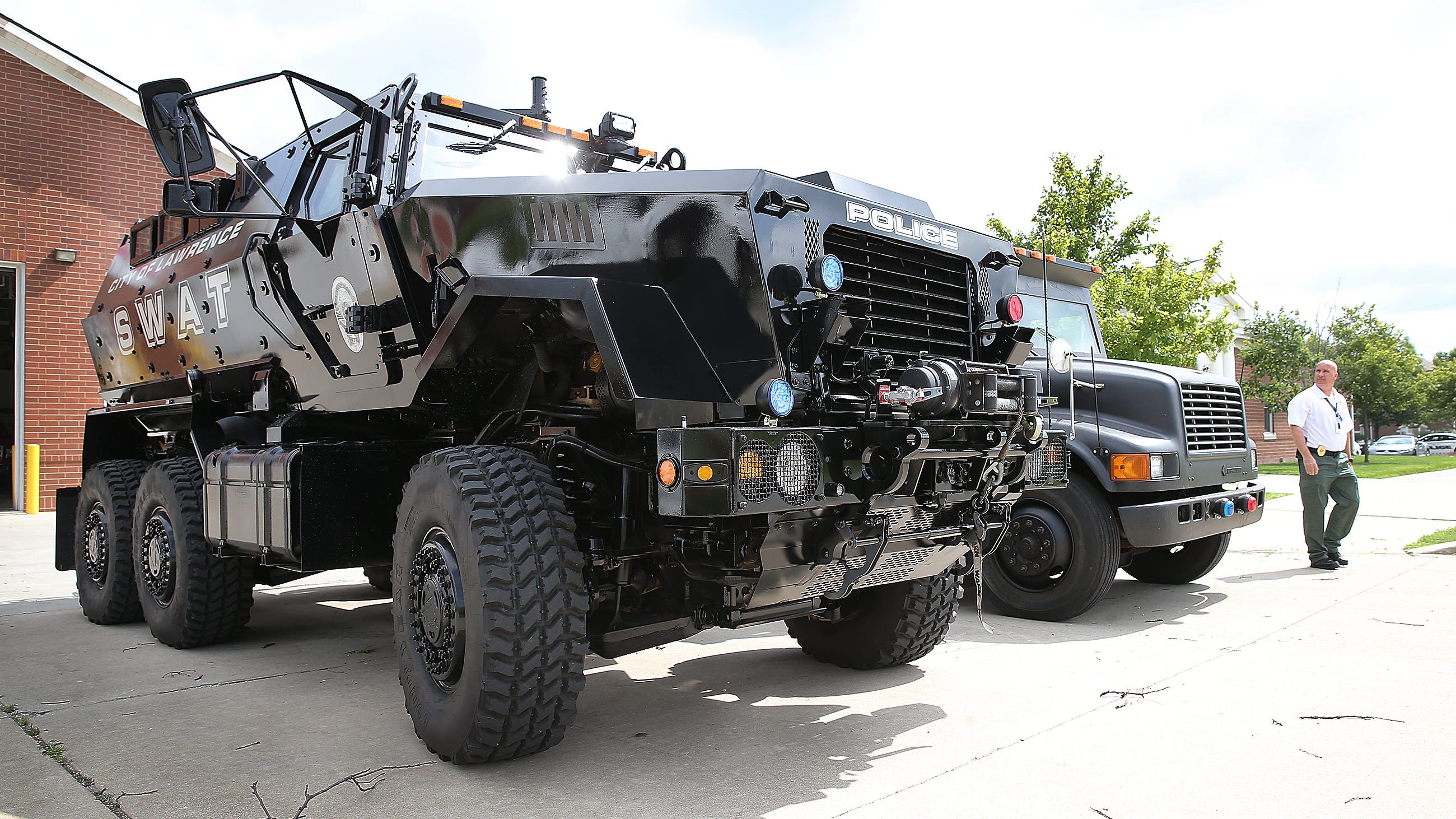 Lawrence police acquire 48,000-pound monster vehicle