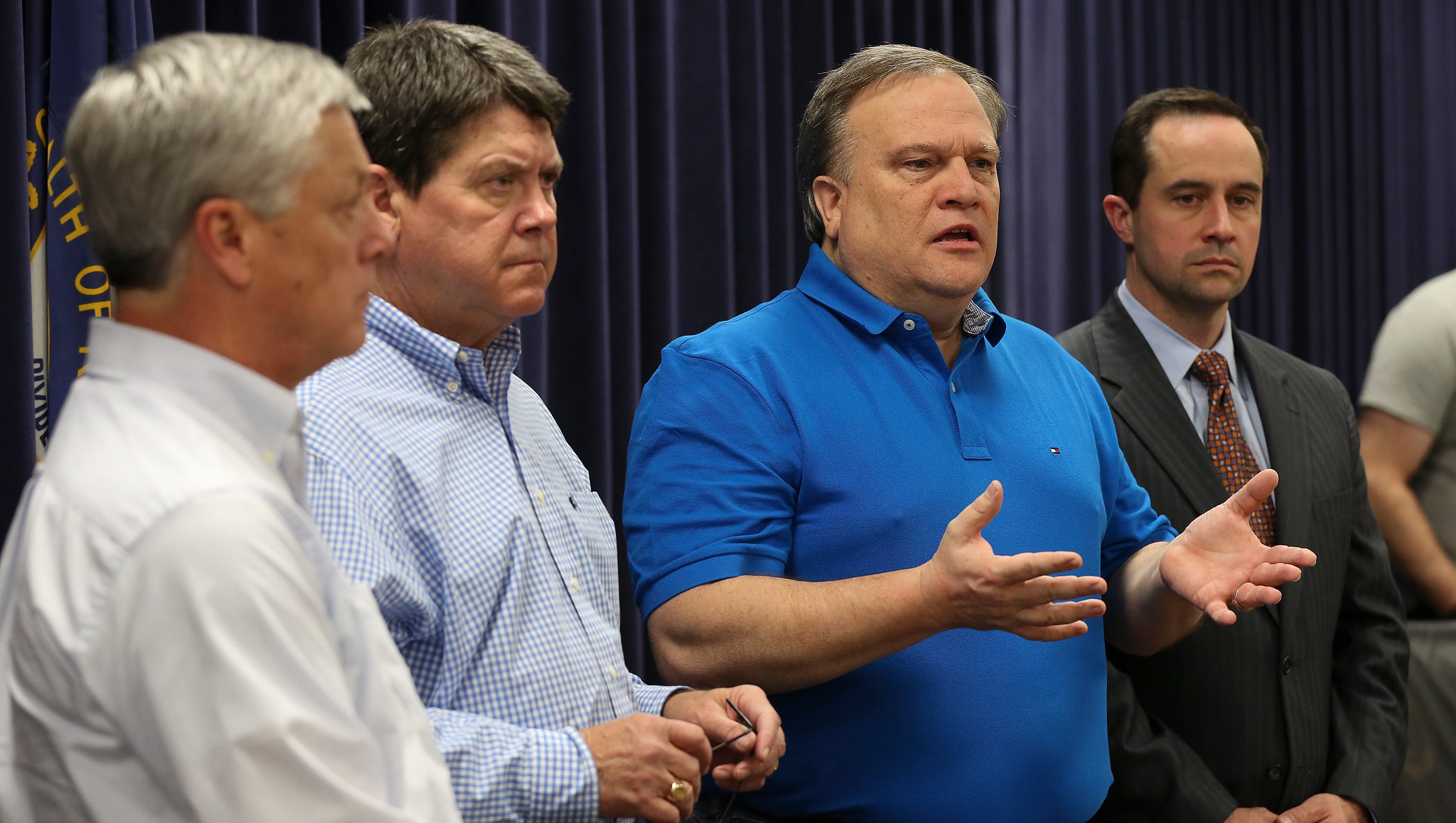 Robert Stivers, Greg Stumbo announce that Kentucky budget agreement reached