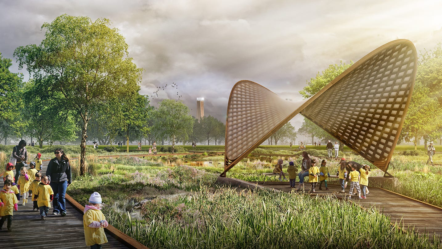 Unity Park: Photo renderings of Greenville new downtown park