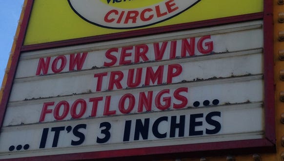 Chicago hot dog stand gets frank with Trump
