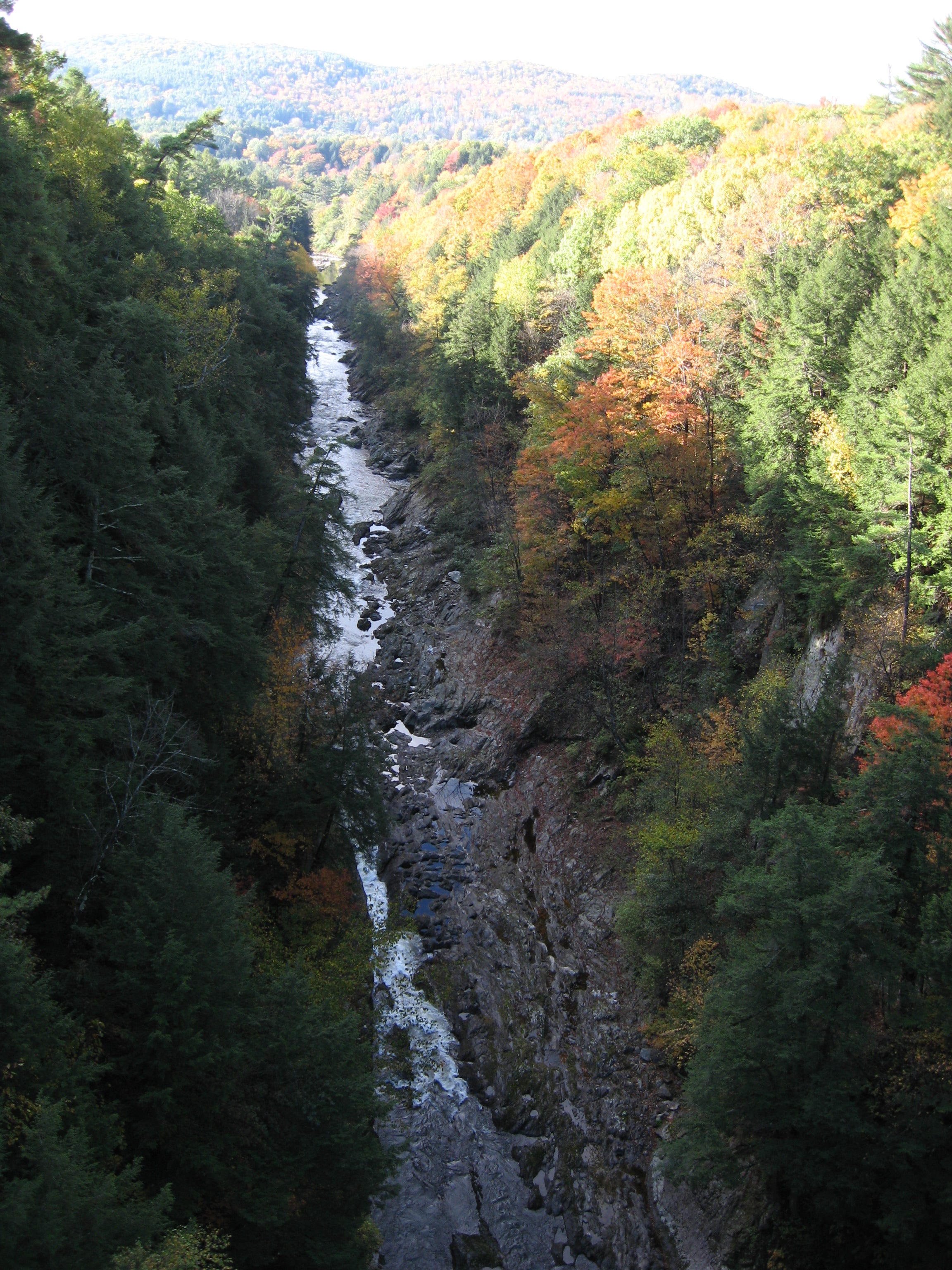 Visit Vermont's deepest gorge