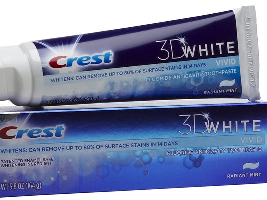 Plastic found in Crest toothpaste