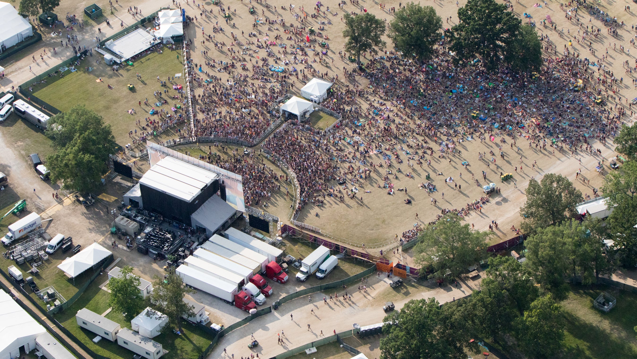 What does Bonnaroo look like from the air? These photos show the ...