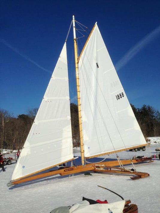 Shore-area yacht club restores, races ice boat