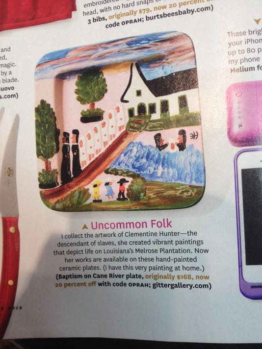 Clementine Hunter ceramics collection makes way to Oprah’s shelf