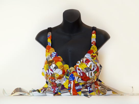 Breast cancer survivors strut 'Bras for a Cause'