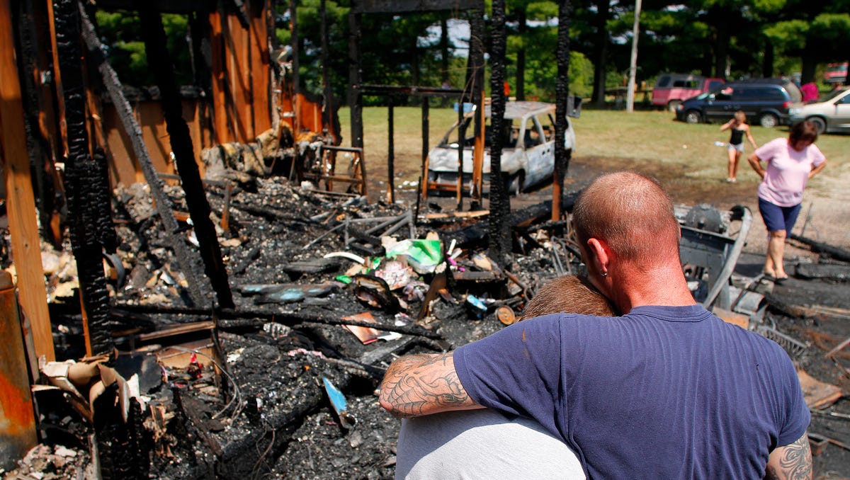 Family loses everything in house fire