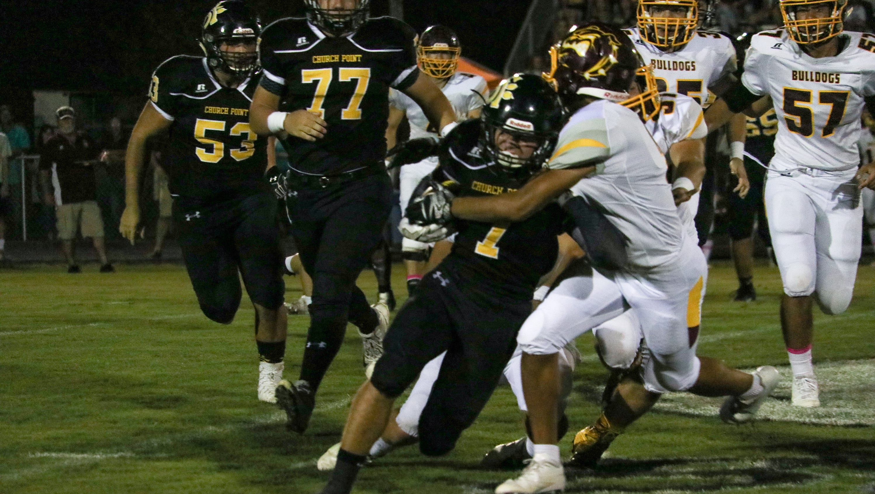 Church Point averaging 414 yards per game