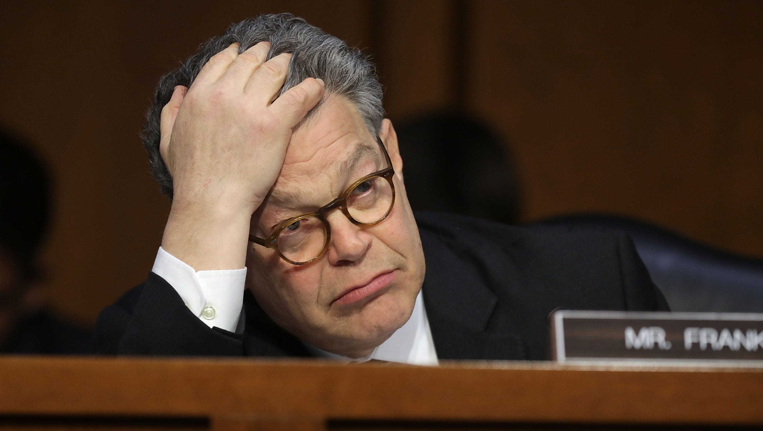 With Franken resignation, Democrats seize high ground. Over to you, GOP. With Franken resignation, Democrats seize high ground. Over to you, GOP.