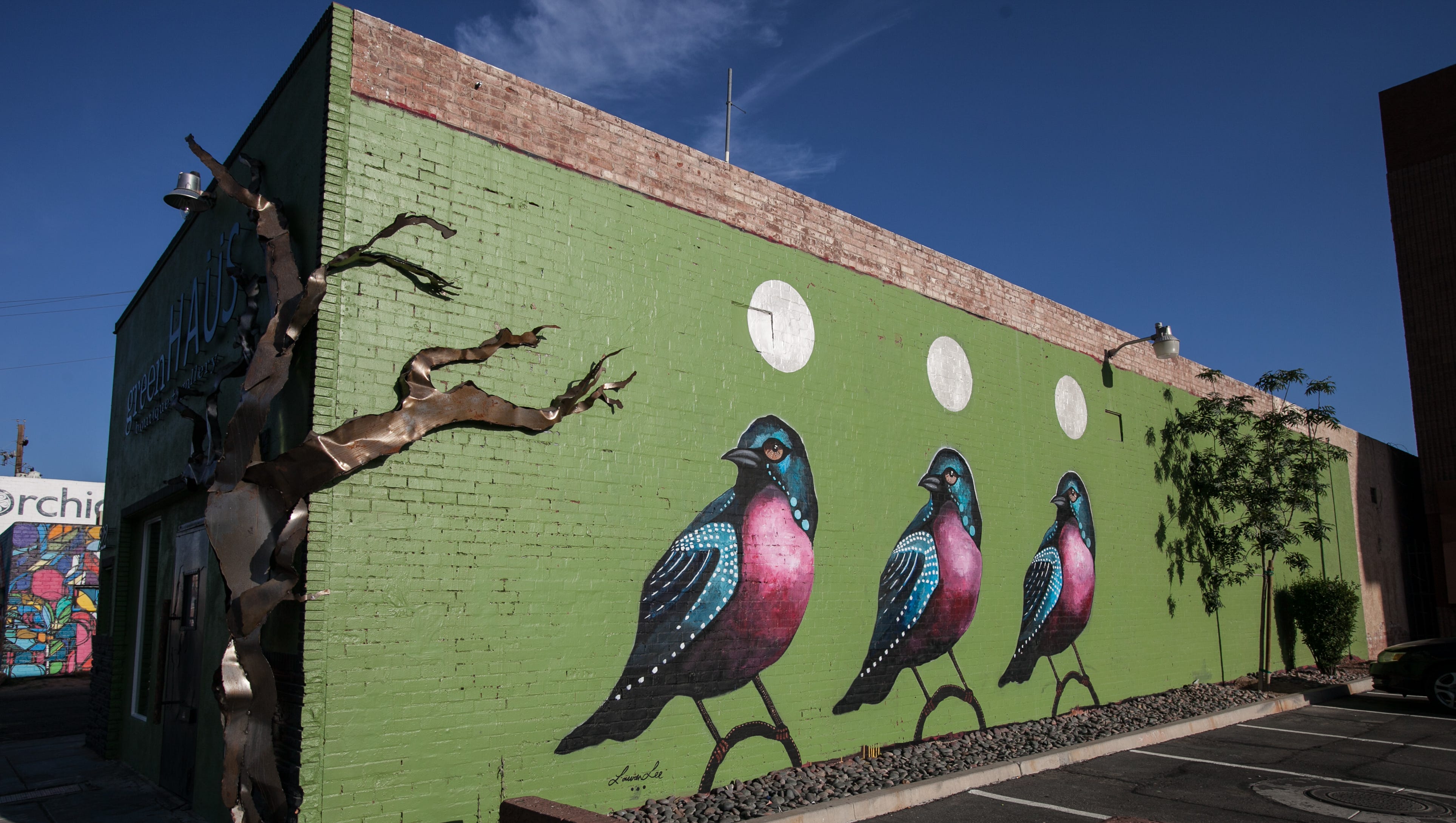 In Phoenix, an artist's birds are reborn, soaring over the Roosevelt ...