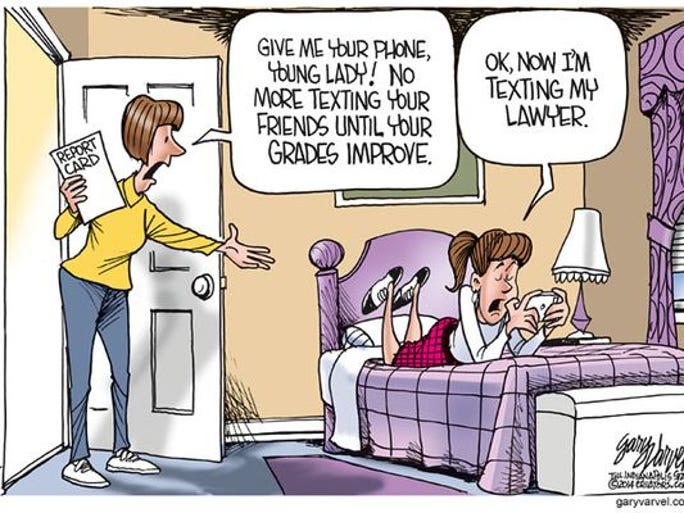 Editorial cartoons on education