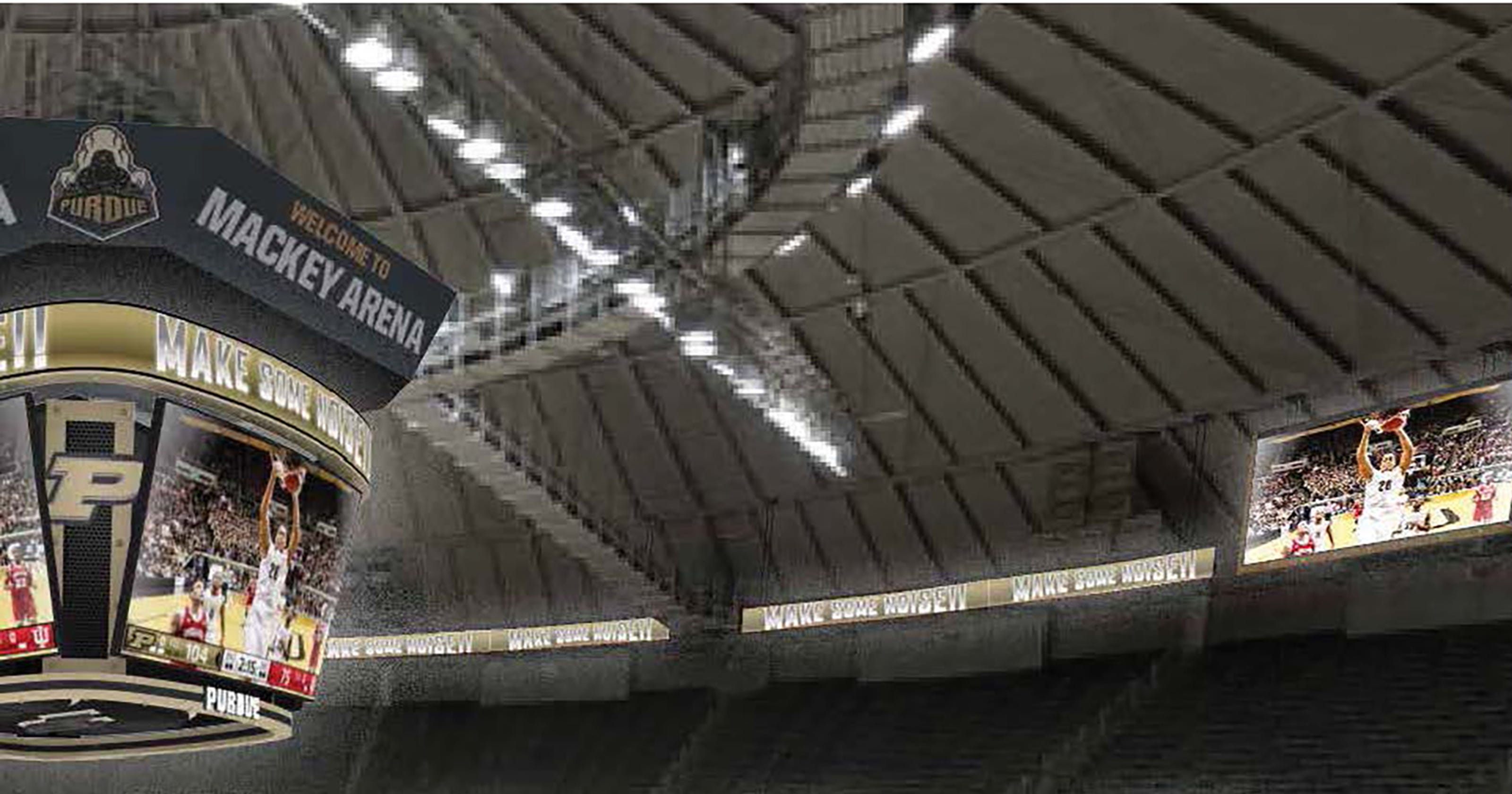 Purdue upgrading Mackey Arena video boards
